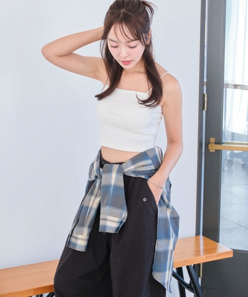 WEGO（ウィゴー）の「WEGO/【25年春夏新作】フードチェックBIGシャツ（シャツ/ブラウス）」 - WEAR