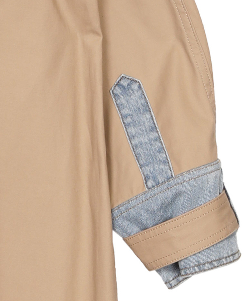 AMERI（アメリ）の「DENIM BALMACAAN COAT（トレンチコート）」 - WEAR