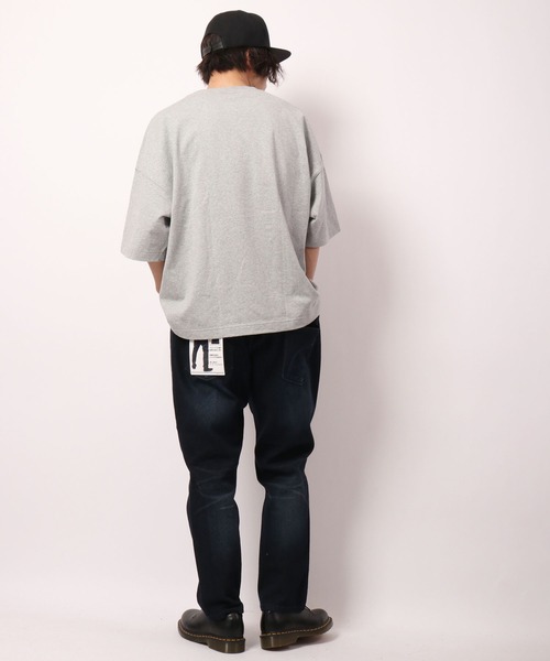 ROOT THREE（ルートスリー）の「ROOT THREE キングサイズ TCデニム カツラギ ウエストリブ ストレッチ セミサルエル ...