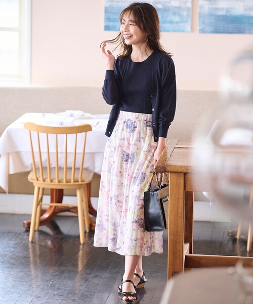 any SiS（エニィスィス）の「【美人百花6月号掲載】2SET シアーカーディガン アンサンブル（アンサンブル）」 - WEAR