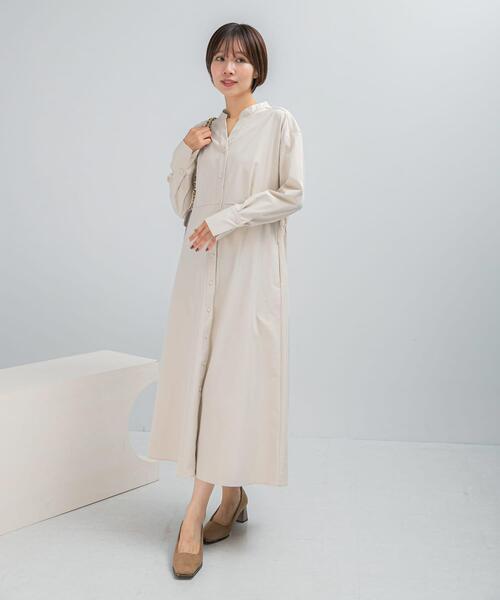 アーバンリサーチ ロッソ（URBAN RESEARCH ROSSO）/ウォッシャブルウエストマークワンピース セール】ウォッシャブルウエストマークワンピース（ワンピース