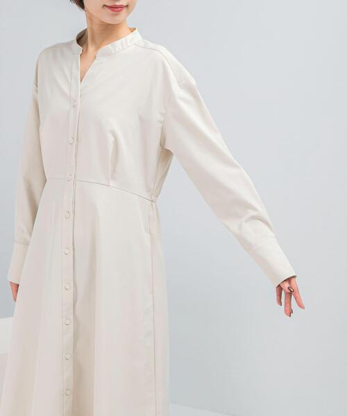 セール】ウォッシャブルウエストマークワンピース（ワンピース