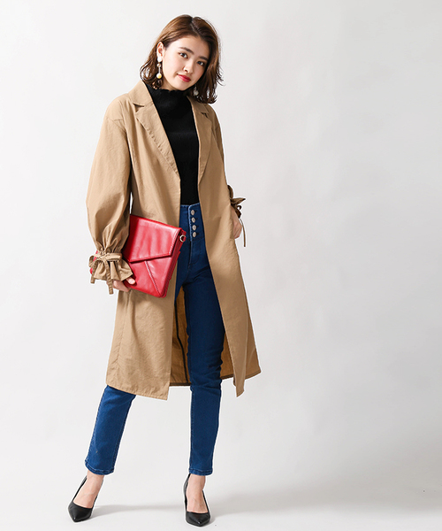 WEGO（ウィゴー）の「WEGO/キャンディスリーブコート（ステンカラーコート）」 - WEAR