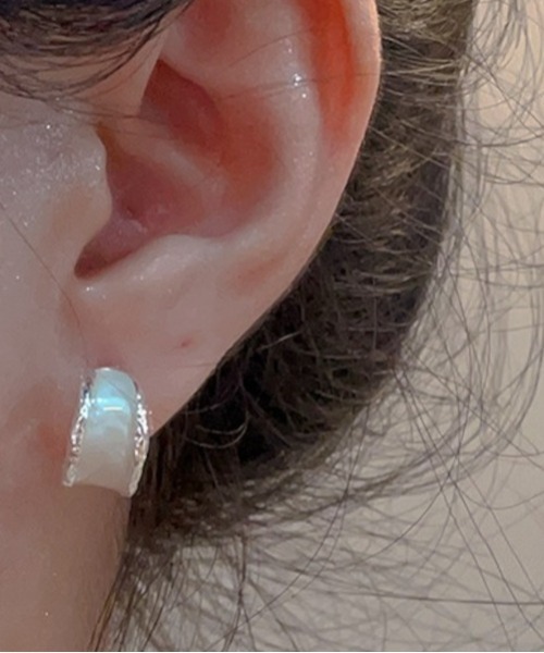 【セール】【MASHIRO】フレームマーブルカールピアス（ピアス（両耳用））｜MASHIRO（マシロ）のファッション通販 - ZOZOTOWN