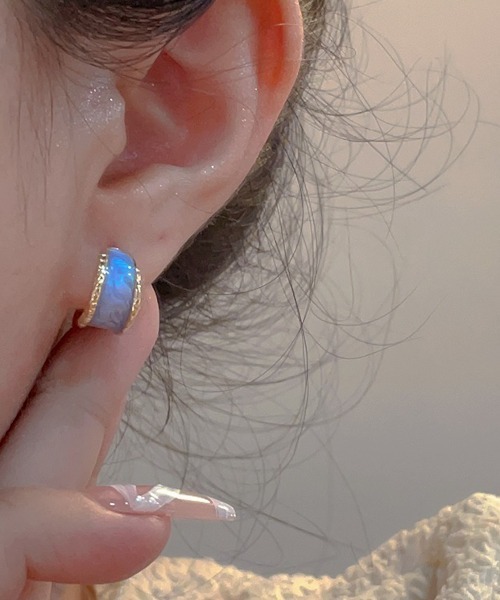 【セール】【MASHIRO】フレームマーブルカールピアス（ピアス（両耳用））｜MASHIRO（マシロ）のファッション通販 - ZOZOTOWN