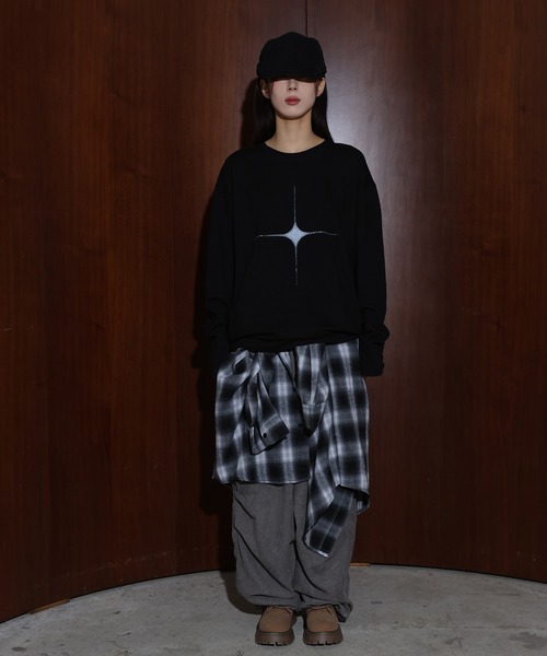 FOLLOWIN（フォロウィン）の「[UNISEX][レイヤードコーデにもおすすめ！] ビンテージフードチェックシャツ（シャツ/ブラウス ...