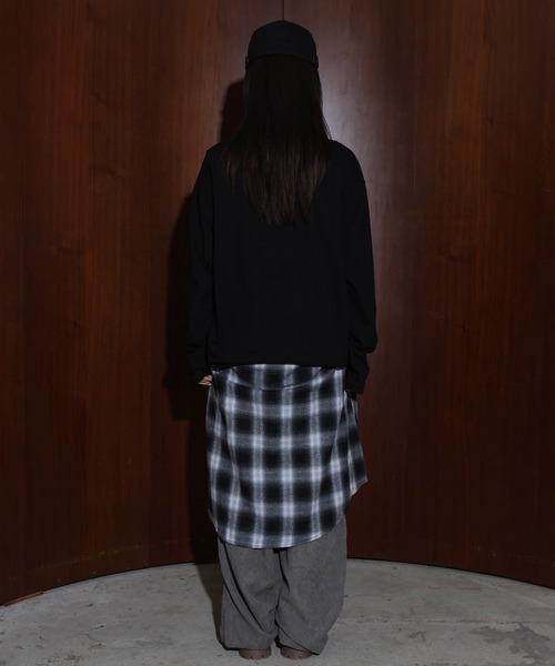 FOLLOWIN（フォロウィン）の「[UNISEX][レイヤードコーデにもおすすめ！] ビンテージフードチェックシャツ（シャツ/ブラウス ...