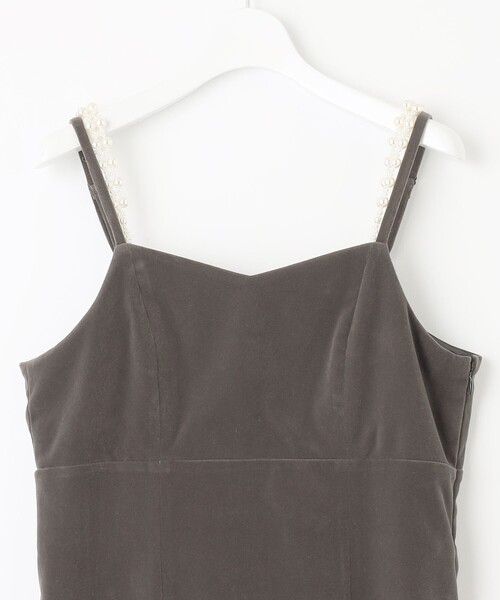 Feroux（フェルゥ）の「【2WAY】パールストラップベロア ジャンスカ（スカート）」 - WEAR