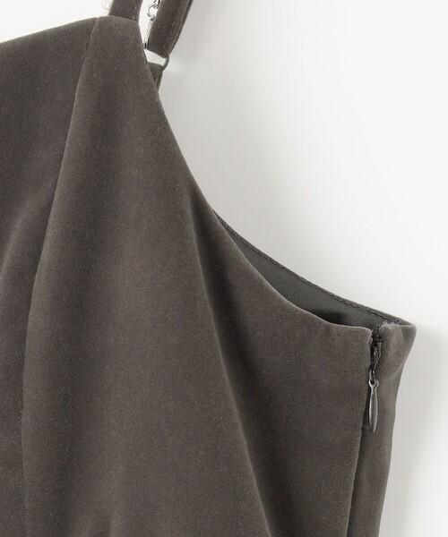 Feroux（フェルゥ）の「【2WAY】パールストラップベロア ジャンスカ（スカート）」 - WEAR