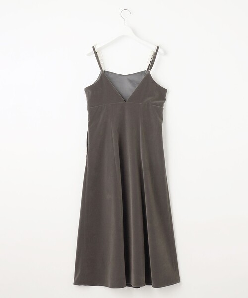 Feroux（フェルゥ）の「【2WAY】パールストラップベロア ジャンスカ（スカート）」 - WEAR