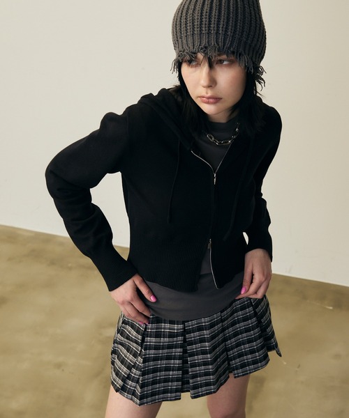 uyu.（ウユ）の「Hood Drivers Cropped Hoodie / フードドライバーズクロップド丈フーディー【uyu/ウユ ...