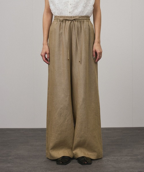 ヨーロピアンフラックスリネンリラックスパンツ（その他パンツ