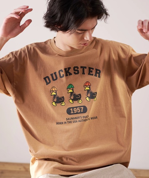 go slow caravan（ゴースローキャラバン）の「Duckster/ダックスター ピグメント リラックスフィットTEE（SAUNA ...