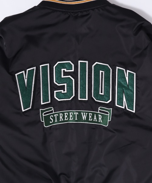 VISION STREET WEAR（ヴィジョンストリートウェア）の「【VISION STREET WEAR】リバーシブル 中綿サテンブルゾン ...