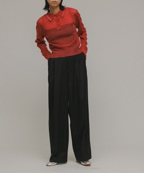 M TO R（ムウトアール）の「[PANTS]TACK SLACKS PANTS UNISEX（スラックス）」 - WEAR