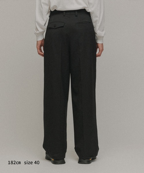 M TO R（ムウトアール）の「[PANTS]TACK SLACKS PANTS UNISEX（スラックス）」 - WEAR