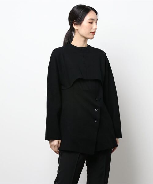 UN3D.（アンスリード）の「【UN3D.(アンスリード)】2WAY CAPE KT / 2WAYケープニット（ニット/セーター）」 - WEAR