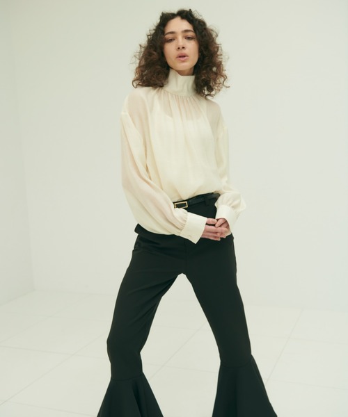 OPULENCE（オーピュレンス）の「ハイネック2WAYスリーブブラウス（シャツ/ブラウス）」 - WEAR