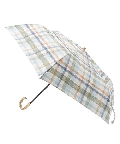 Ober Tashe（オーバータッシェ）の「【紫外線遮蔽率90％以上/晴雨兼用/日傘/折りたたみ傘/UVカット/熱中症対策】チェック柄トート ...