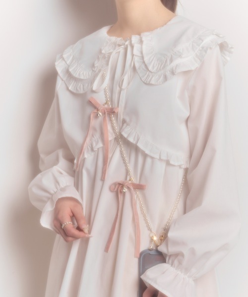 Mel cinna/pearl ribbon strap（スマホグッズ）｜Mel cinna（メルシーナ）のファッション通販 - ZOZOTOWN