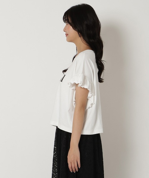 REDYAZEL（レディアゼル）の「フリル袖Tシャツ（Tシャツ/カットソー）」 - WEAR