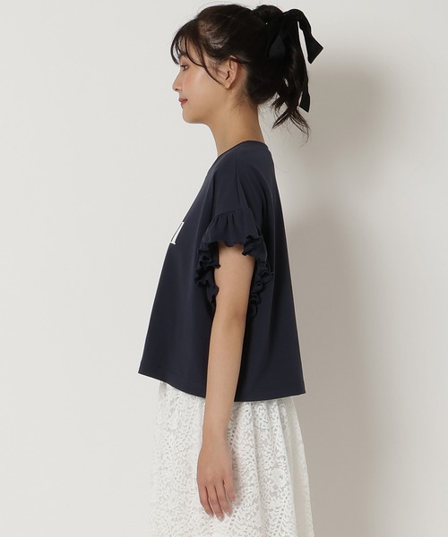 REDYAZEL（レディアゼル）の「フリル袖Tシャツ（Tシャツ/カットソー）」 - WEAR