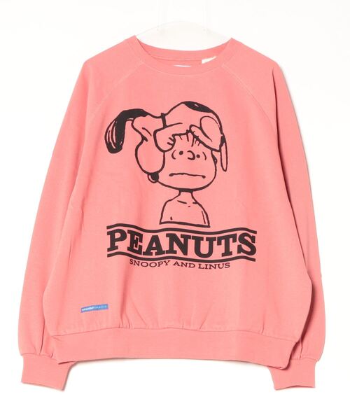 SEQUENZ（シークエンズ）の「【WEB限定】[SEQUENZ/シークエンズ] PEANUTS ヴィンテージライクプリントスウェット（スウェット）」 - WEAR