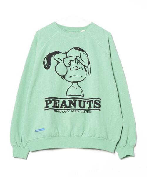 SEQUENZ（シークエンズ）の「【WEB限定】[SEQUENZ/シークエンズ] PEANUTS ヴィンテージライクプリントスウェット（スウェット）」 - WEAR