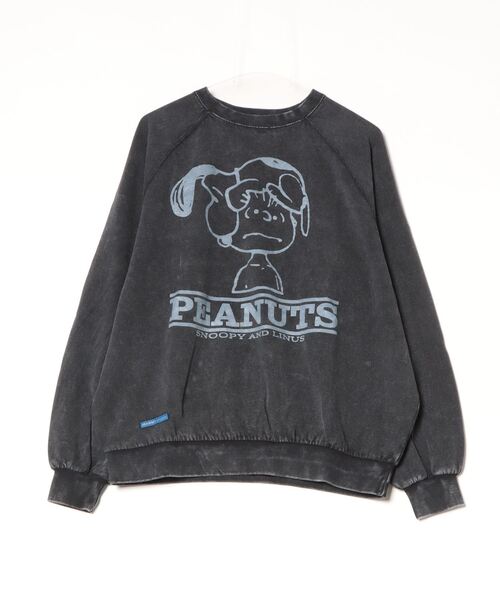 SEQUENZ（シークエンズ）の「【WEB限定】[SEQUENZ/シークエンズ] PEANUTS ヴィンテージライクプリントスウェット（スウェット）」 - WEAR