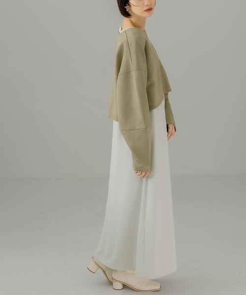 KBF（ケイビーエフ）の「『WEB/一部店舗限定』スエードトップスSETワンピース（ワンピース）」 - WEAR