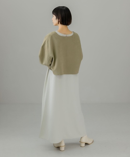 KBF（ケイビーエフ）の「『WEB/一部店舗限定』スエードトップスSETワンピース（ワンピース）」 - WEAR