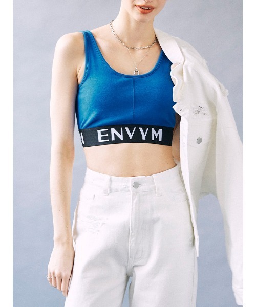 ENVYM（アンビー）の「ENVYMロゴタンク（タンクトップ）」 - WEAR