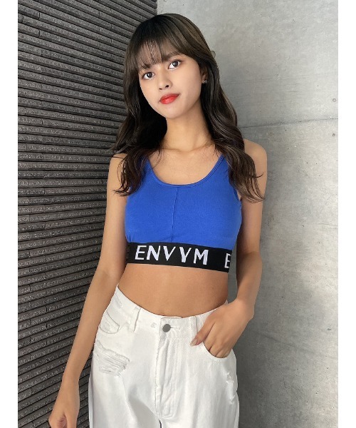 ENVYM（アンビー）の「ENVYMロゴタンク（タンクトップ）」 - WEAR
