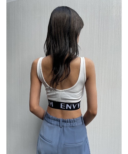 ENVYM（アンビー）の「ENVYMロゴタンク（タンクトップ）」 - WEAR