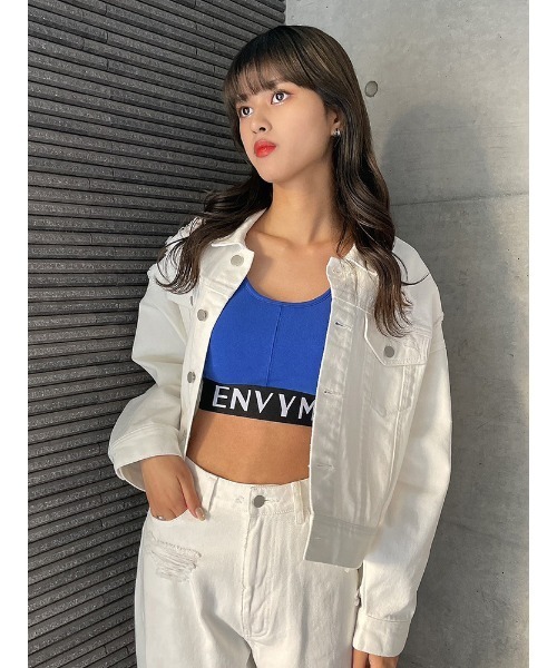 ENVYM（アンビー）の「ENVYMロゴタンク（タンクトップ）」 - WEAR