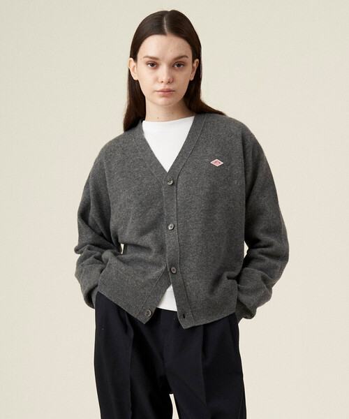DANTON（ダントン）の「WOMEN'S LAMBS WOOL V NECK KNIT CARDIGAN（カーディガン/ボレロ）」 - WEAR