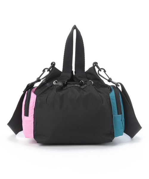 LeSportsac（レスポートサック）の「CONV DRAWSTRING CROSSBODY ティール/ヴィヴィッド/フューシャ CB（ショルダーバッグ）」 - WEAR