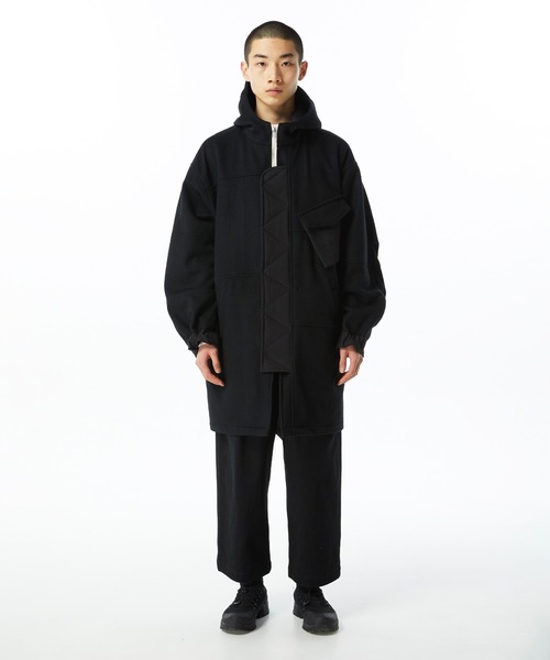 KURO（クロ）の「【KURO】PATCHWORK SUPER 110's MELTON WOOL M-51 COAT（モッズコート）」 - WEAR