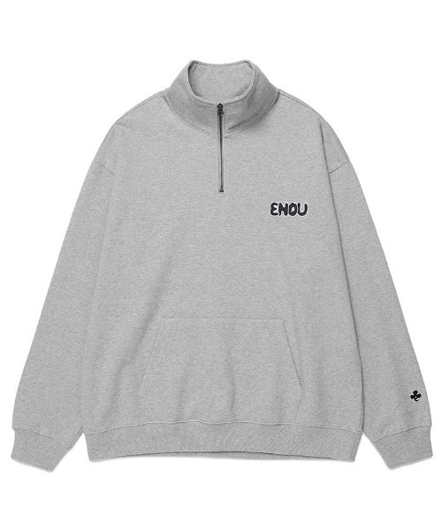 ENOU（エノウ）の「【ENOU】HIGH NECK HALF ZIP UP SWEATSHIRT / エノウ ハイネック ハーフシップ ...
