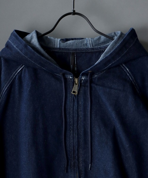 SITRY（シトリー）の「Oversize denim hood jacket/オーバーサイズ デニム フード ジャケット（デニムジャケット ...
