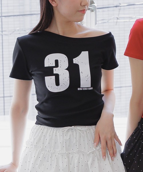 3.3 Field Trip （3.3フィールドトリップ）の「3.3 Field Trip／オフショルナンバーT（Tシャツ/カットソー）」 - WEAR