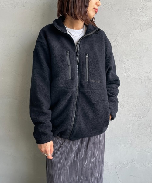 Marmot フリース 紺 マーモット（Marmot）（メンズ）フルジップ