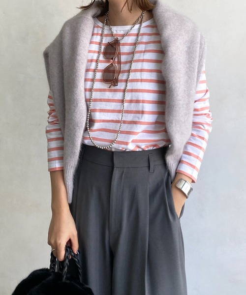 LEMINOR（ルミノール）の「【Le minor/ルミノア】MARINIERE FEMME（Tシャツ/カットソー）」 - WEAR