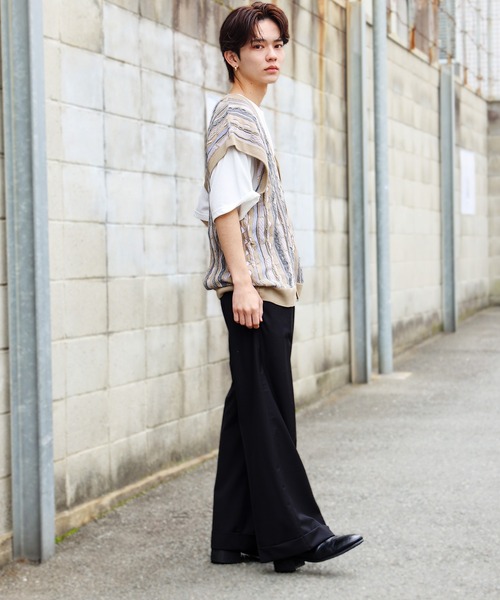 SPINNS（スピンズ）の「【ユーズドライク】3D 多色柄ベスト（ベスト）」 - WEAR