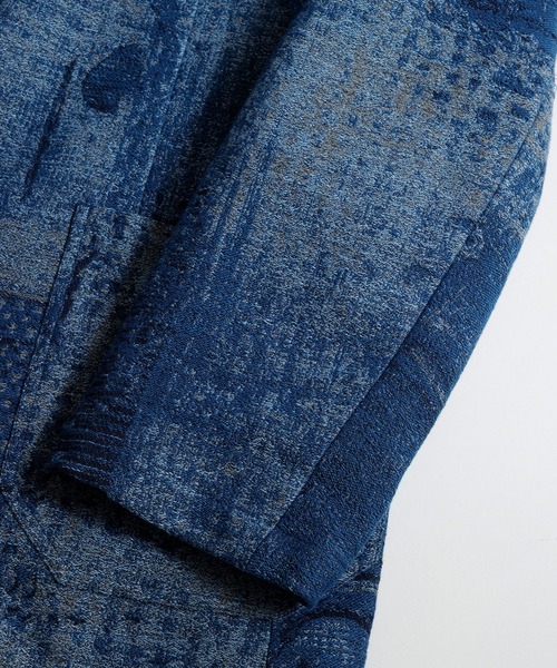 FDMTL（ファンダメンタル）の「FDMTL/ファンダメンタル/BORO JAQUARD JACKET RINSE（テーラードジャケット）」 - WEAR