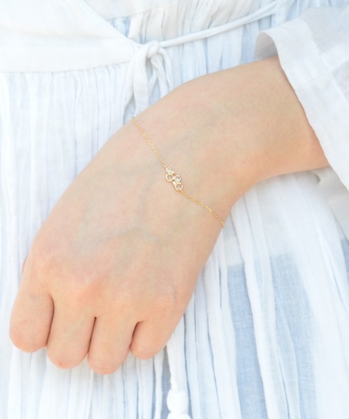 sowi（ソーイ）の「【K10】サボン 天然石ブレスレット（ブレスレット）」 - WEAR