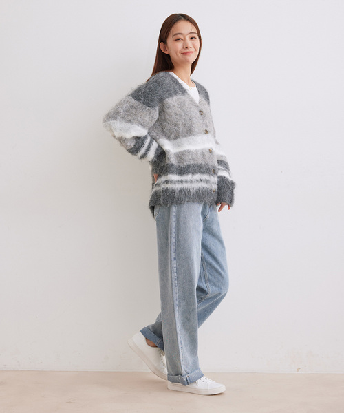 Jayro（ジャイロ）の「パネルBD Vネックカーデイガン（カーディガン/ボレロ）」 - WEAR