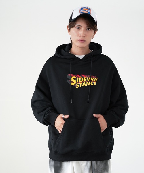 SIDEWAY STANCE（サイドウェイスタンス）の「【SIDEWAY STANCE】特殊加工 スウェット パーカー（パーカー）」 - WEAR