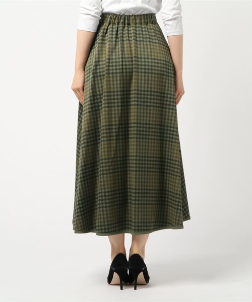 AMERI（アメリ）の「RAFFLE FLARE CHECK SKIRT（スカート）」 - WEAR