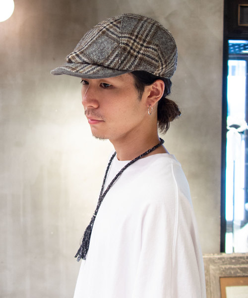 CA4LA（カシラ）の「MOON TWEED 8 HUN（キャスケット）」 - WEAR